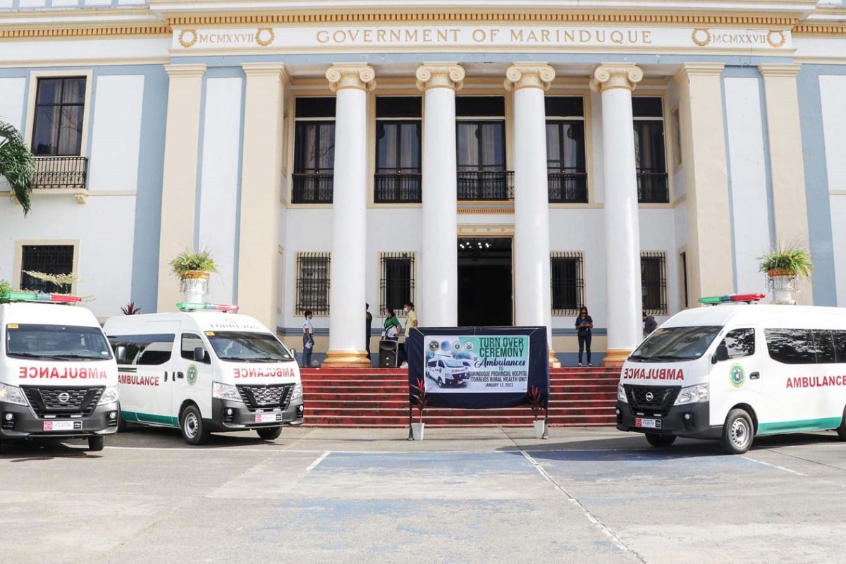 3 bagong ambulansya, ipinagkaloob ng DOH sa Marinduque Provl Govt