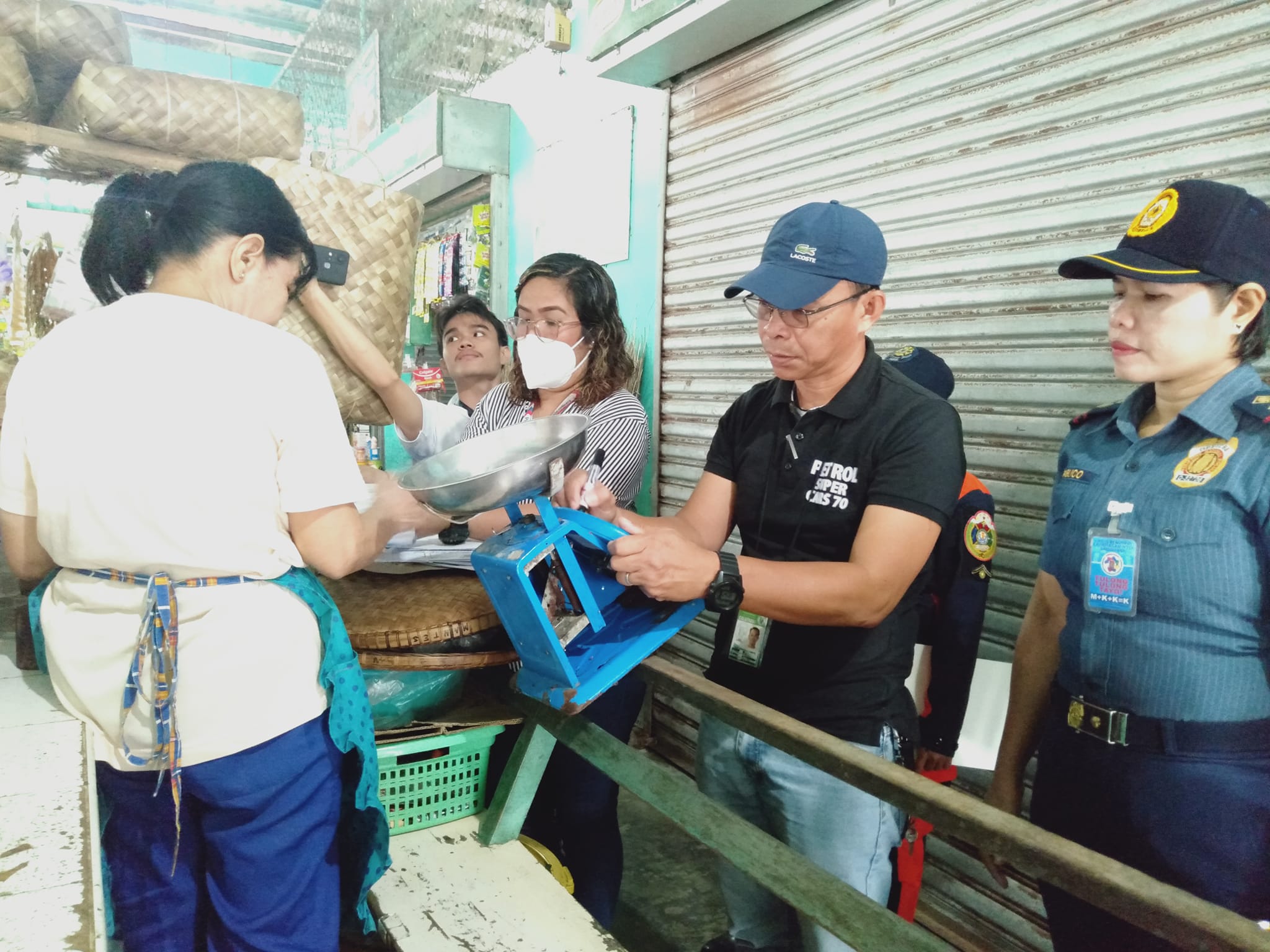 DTI at LGU Calatrava nag-inspeksyon nsa mga kilohan sa palengke