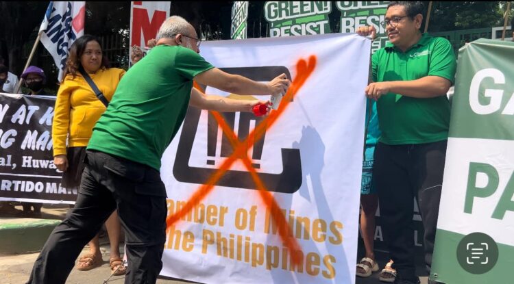 Romblon environmental advocates rally at DENR, denounce destructive ...